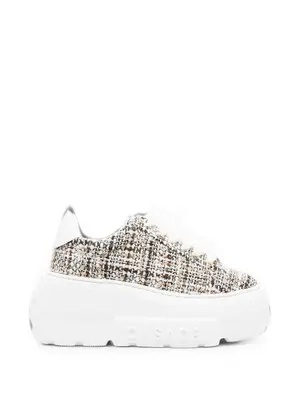 Casadei Nexus Bouclé Sneakers - White