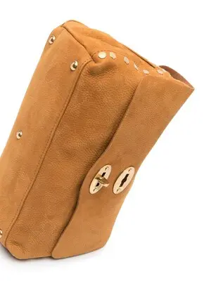 ZANELLATO Postina Jones Small Leather Handbag - Brown