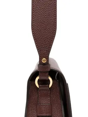 Chloé Marcie Leather Saddle Bag - Brown