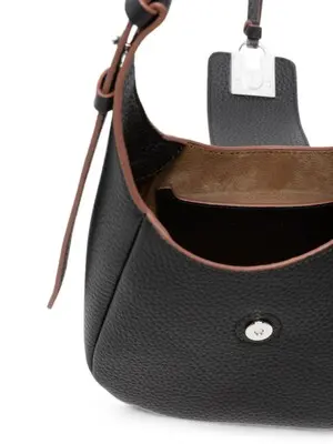 Hogan Trend Mini Leather Hobo Bag