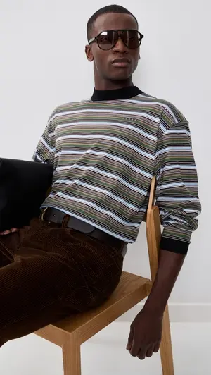 Marni Stripe Cotton T-shirt