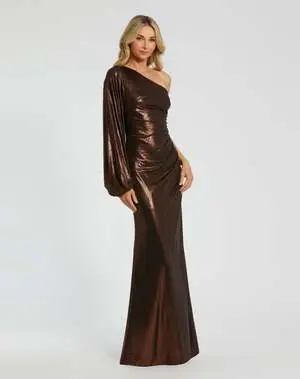 Mac Duggal Metallic Gown