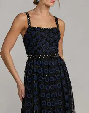 MAC DUGGAL COLLECTION Embellished Sleeveless A-line Gown