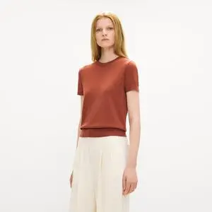 Theory Double Pleat Pant In Admiral Crepe - Rice