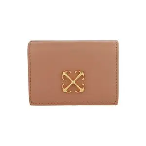 Off-White Jitney Mini Compact Wallet 'nude - Tan