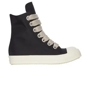 Rick Owens Wmns Jumbo Laced High Milk - Black