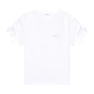 Givenchy Bows Gathered Shoulder T-shirt - White