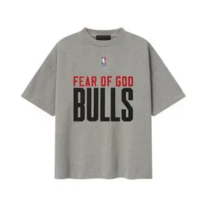 Fear Of God Bulls 90s Tee 'concrete Heather - Grey