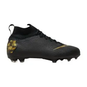Nike Mercurial Superfly 6 Elite Fg Gs Gold - Black