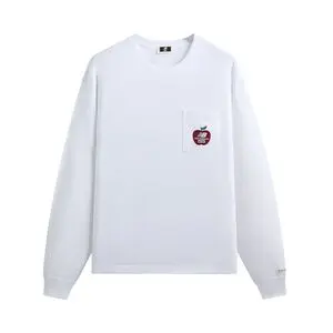 Kith X New Balance Ny Woodblock Long Sleeve Pocket Tee