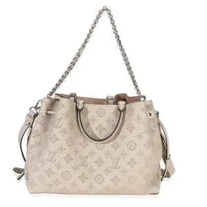 LOUIS VUITTON Galet Monogram Mahina Bella Tote - Gray