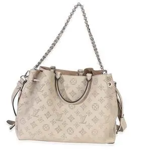 LOUIS VUITTON Galet Monogram Mahina Bella Tote - Gray