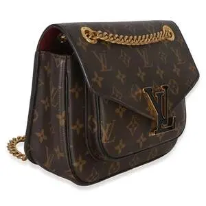 LOUIS VUITTON Monogram Canvas Passy Shoulder Bag - Brown