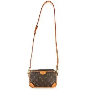 LOUIS VUITTON Monogram Canvas Trocadero Wearable Wallet - Brown