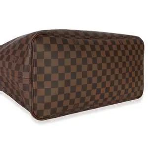 LOUIS VUITTON Damier Ebene Canvas Neverfull Gm Tote - Brown