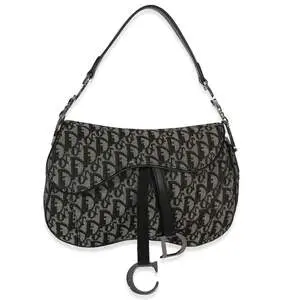 Dior Diorissimo Canvas Double Saddle Bag