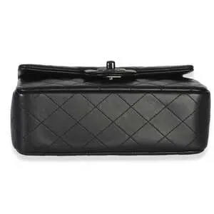 Chanel Quilted Lambskin Top Handle Rectangular Flap Bag