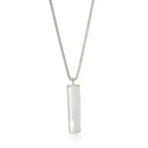 Tiffany & Co. Sterling Silver 1837 Bar Pendant Necklace - Sterling_silver