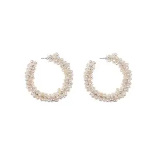 OSCARMORRIS Neutrals Lune Earrings - Yellow