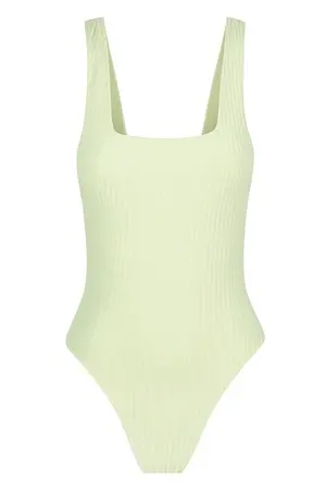 FLOATING SWIM Aoraki Lily Ribbed Terry One-piece