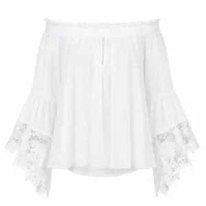 MUCHE & MUCHETTE Jolie Off The Shoulder Top - White