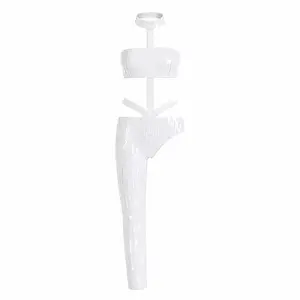 HARMONIA NY Kinesthetic White Catsuit Dani Watanabe - Silver