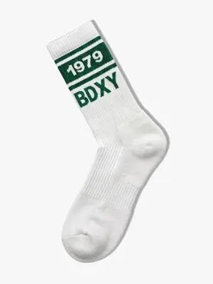 BDXY STUDIO The Runner" Socks - White