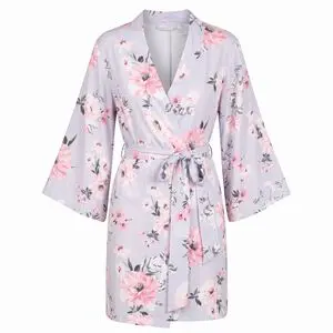 Yumi Kim Dream Lover Floral Robe - Grey