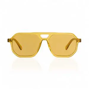 FAOS CONCEPT Faos Concept Kythnos Aviator Sunglasses Yellow
