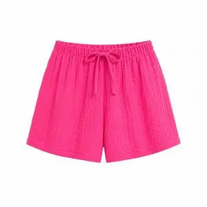 MUCHE & MUCHETTE Dobby Lycra Cotton Shorts - Pink