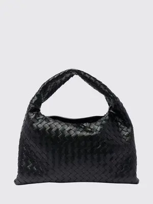 Bottega Veneta Woven Leather Shoulder Bag - Black