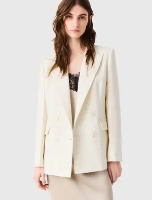 Maje Double-breasted Suit Jacket