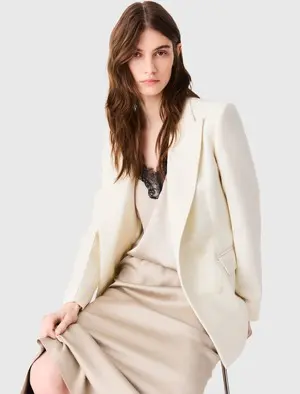Maje Double-breasted Suit Jacket