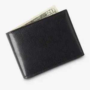 Allen Edmonds Slim Bifold Wallet - Black Leather