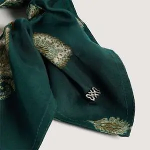 Sandro Paisley Print Scrunchie