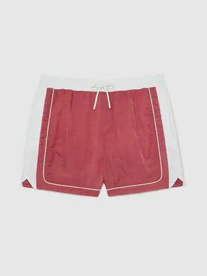 REISS Breeze Piped Drawstring Swim Shorts