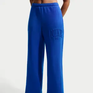 Nike Studio Fleece Weight Mid-rise Wide-leg Pants