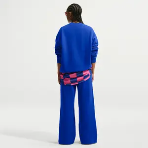 Nike Studio Fleece Weight Mid-rise Wide-leg Pants