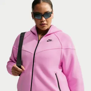 Nike Sportswear Tech Fleece Windrunner Full-zip Hoodie - Pink