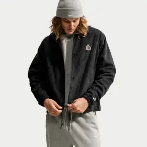 Nike Sportswear Club Corduroy Coaches Jacket - Black