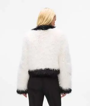 Karl Lagerfeld Faux Fur Jacket