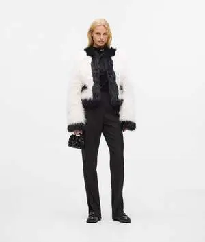 Karl Lagerfeld Faux Fur Jacket