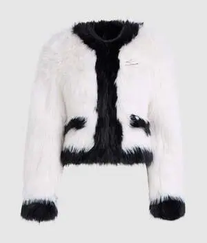 Karl Lagerfeld Faux Fur Jacket