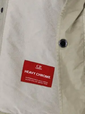 C.P. COMPANY Heavy Chrome-r" Hooded Jacket With Goggle Detail - Green