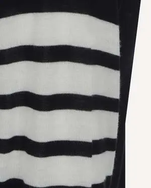 Thom Browne Virgin Wool V-neck Cardigan With Signature Stripes - Blue
