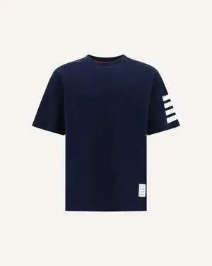 Thom Browne T-shirt With Horizontal Bands