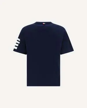 Thom Browne T-shirt With Horizontal Bands