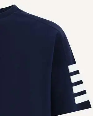 Thom Browne T-shirt With Horizontal Bands