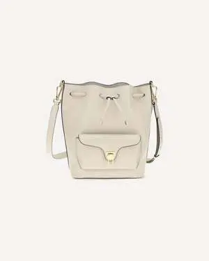 COCCINELLE Beat Generation Bucket Bag - Cream