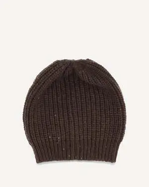 Brunello Cucinelli Cashmere Beanie Hat - Brown
